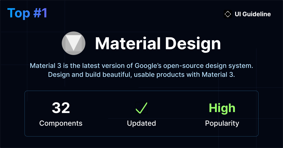 Material Design - UI Guideline